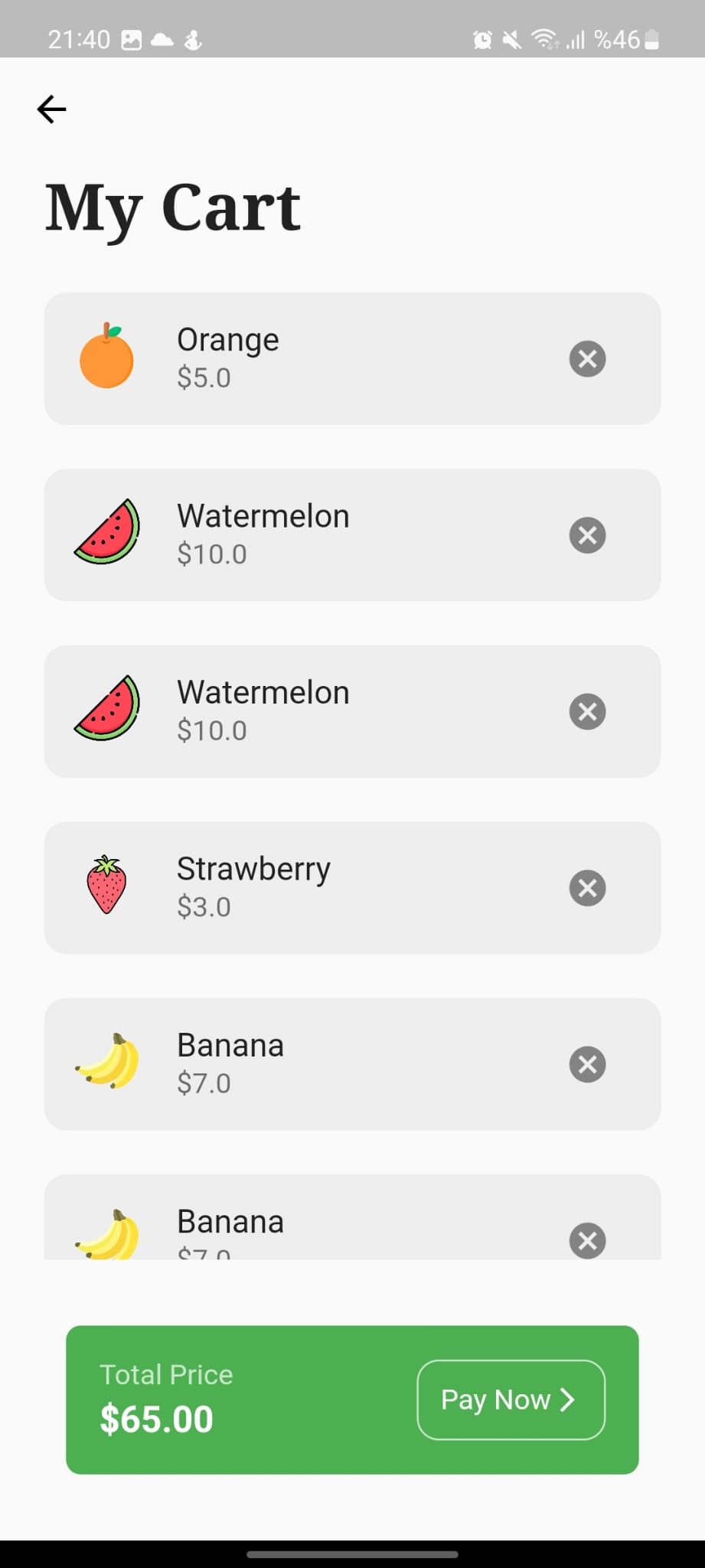 GitHub - pelinvarol/GroceryApp