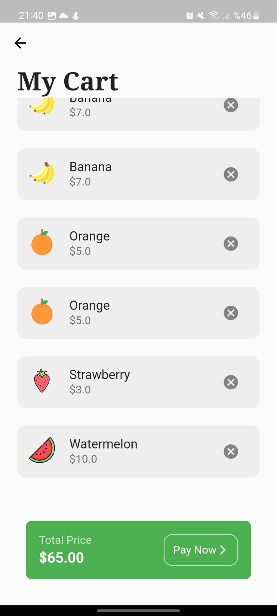 GitHub - pelinvarol/GroceryApp