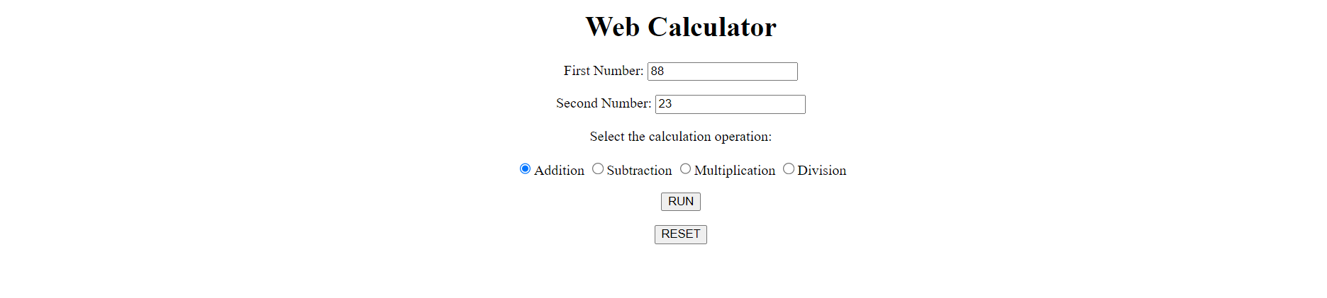 GitHub - pelinvarol/SimpleWebCalculator: This is a simple Java Servlet Calculator Application ...