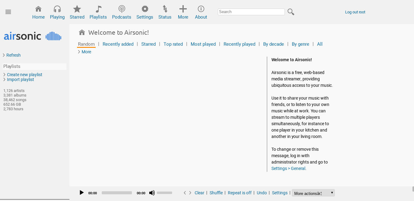 Empty artists list and home page · Issue #681 · airsonic/airsonic · GitHub