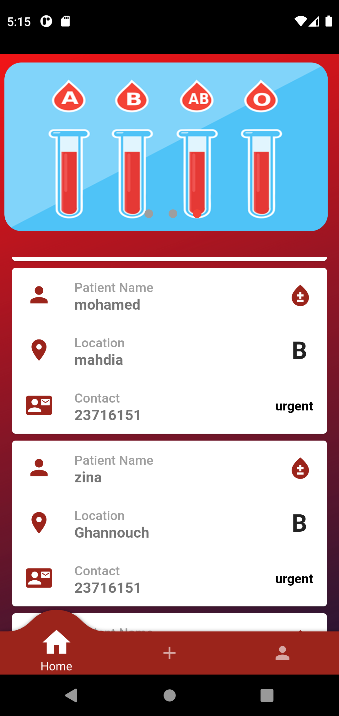Github Meddhiaalaya Blood Donation