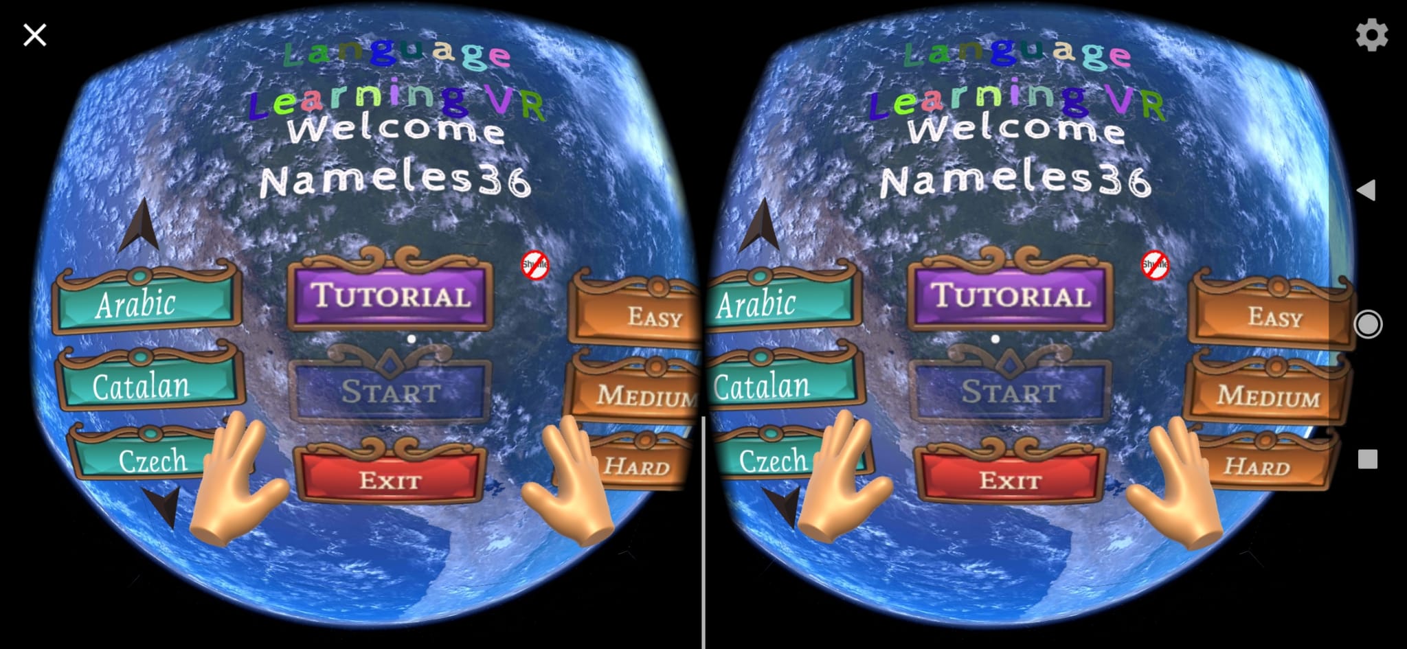 GitHub - ArielDrellich/Language-Learning-VR: An android based VR game ...