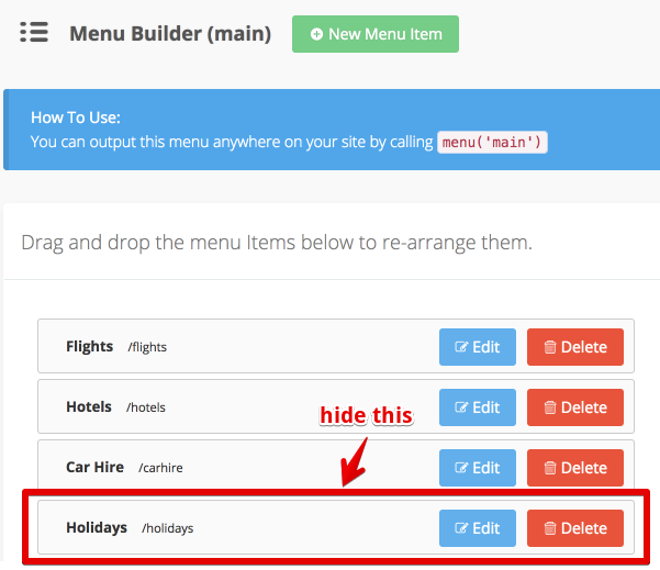 extend Menu Items · Issue #3522 · thedevdojo/voyager · GitHub