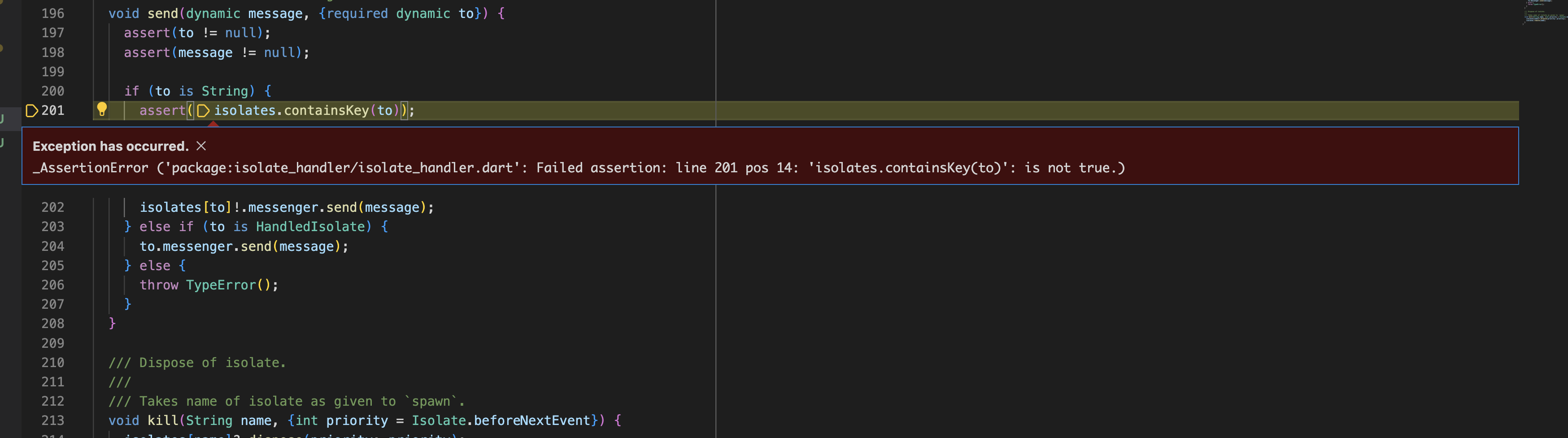 Error On Sending Message To The Isolate · Issue 38 · Deakjahnisolatehandler · Github