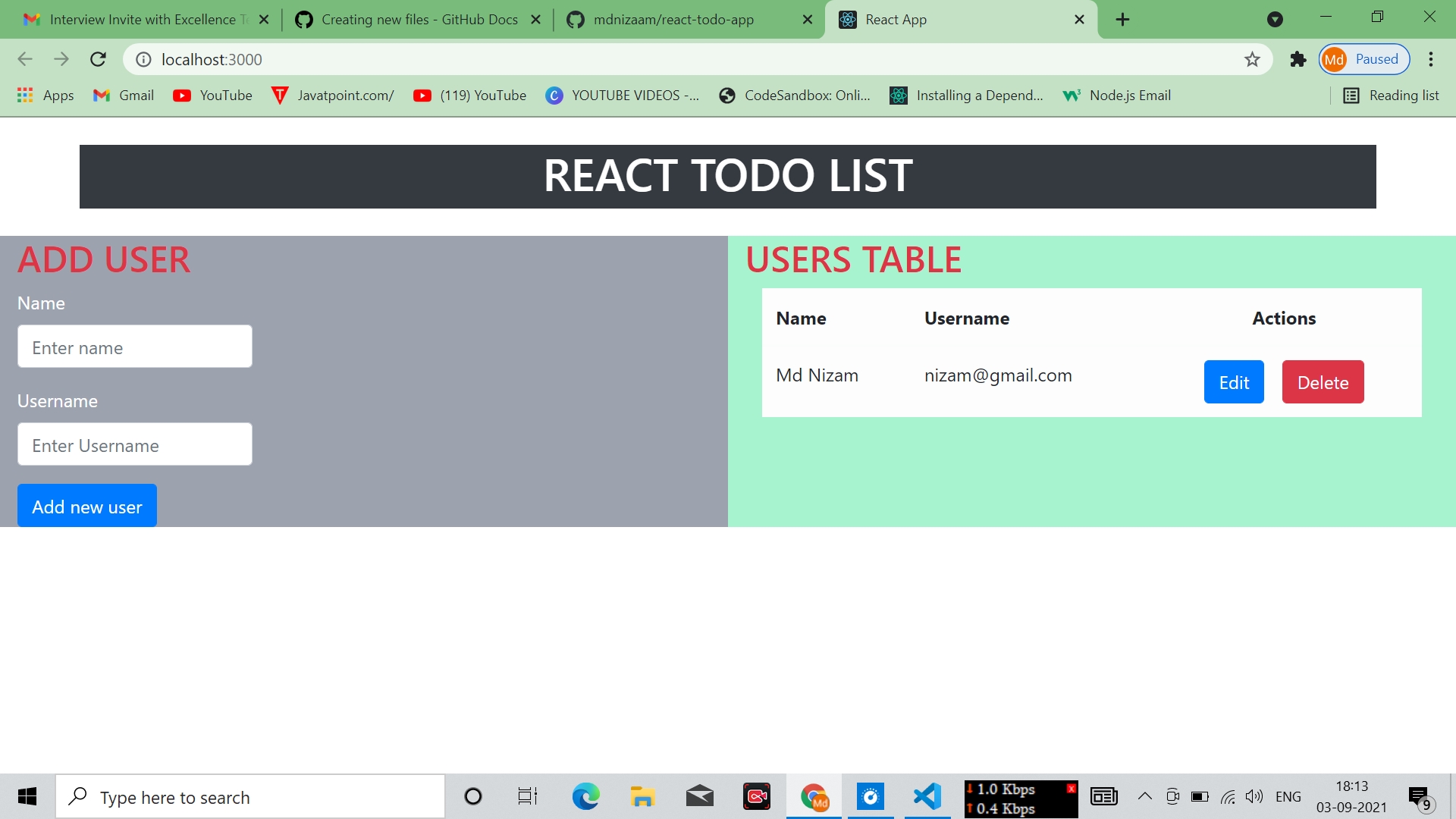 GitHub - mdnizaam/react-todo-app