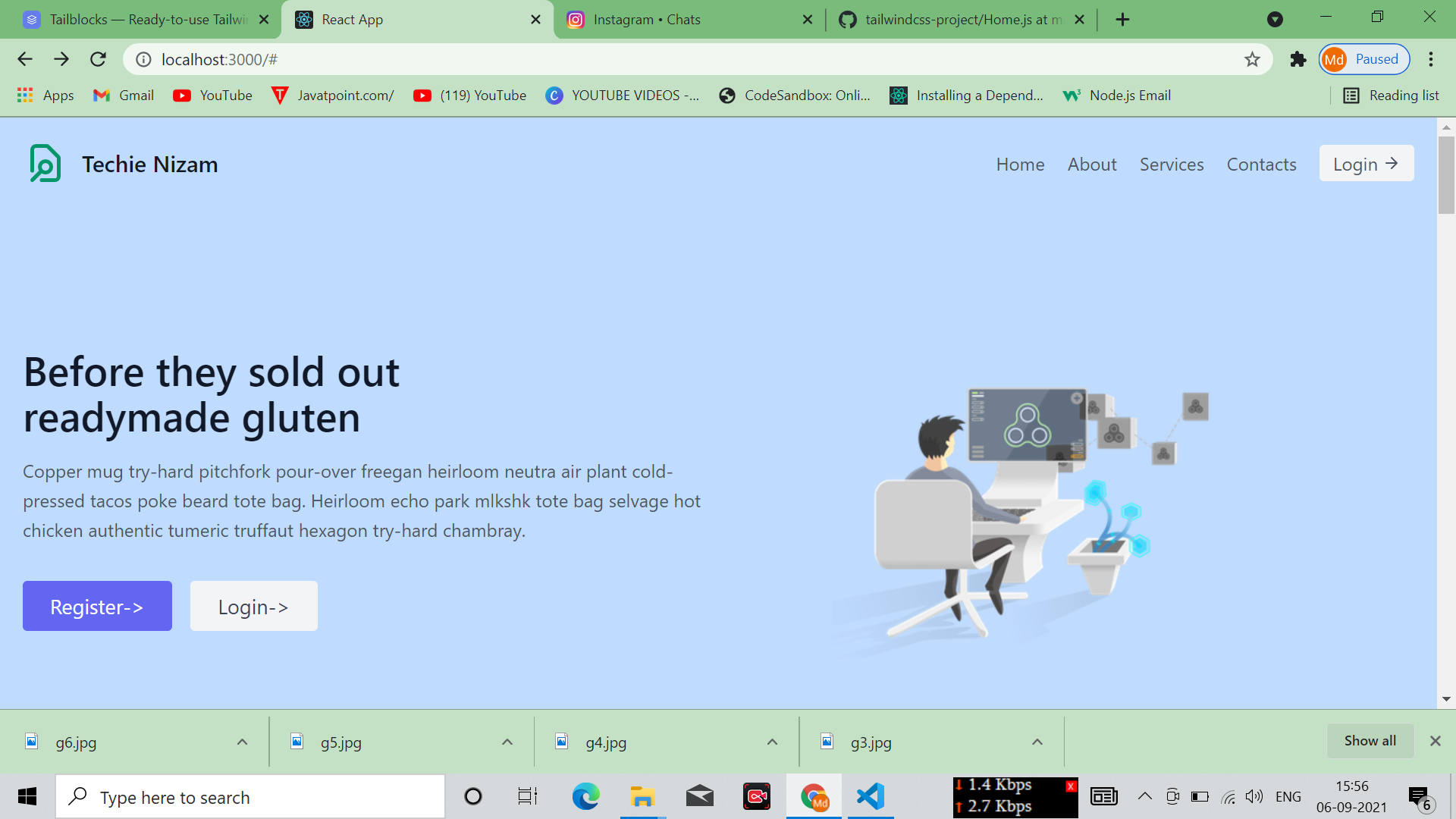 GitHub - mdnizaam/tailwindcss-project