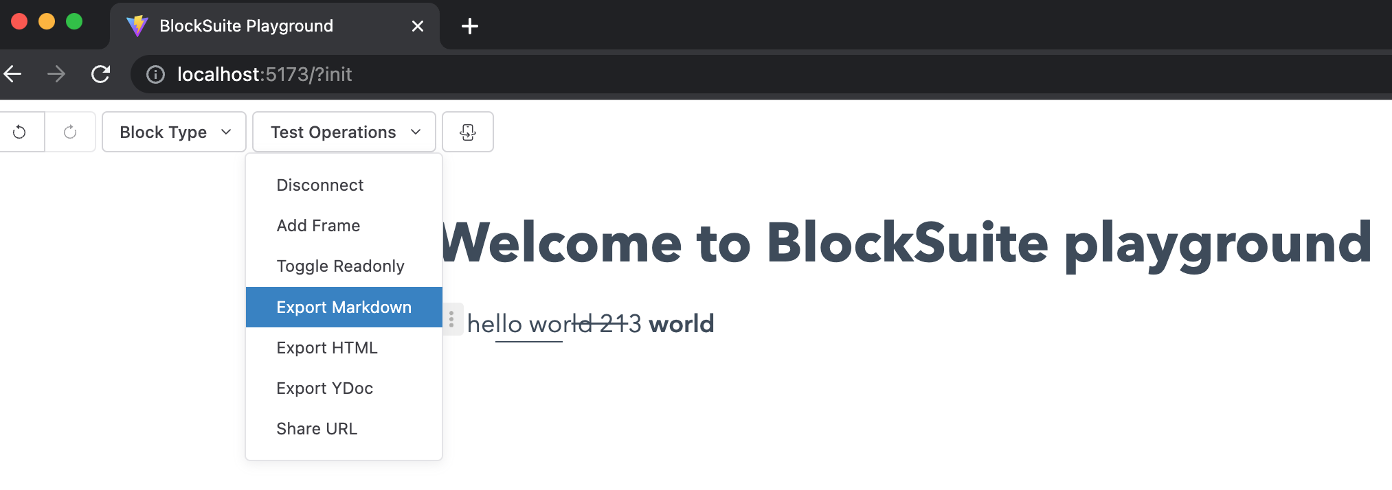 Missing underline and strikethrough style in exported markdown · Issue #646 · toeverything ...