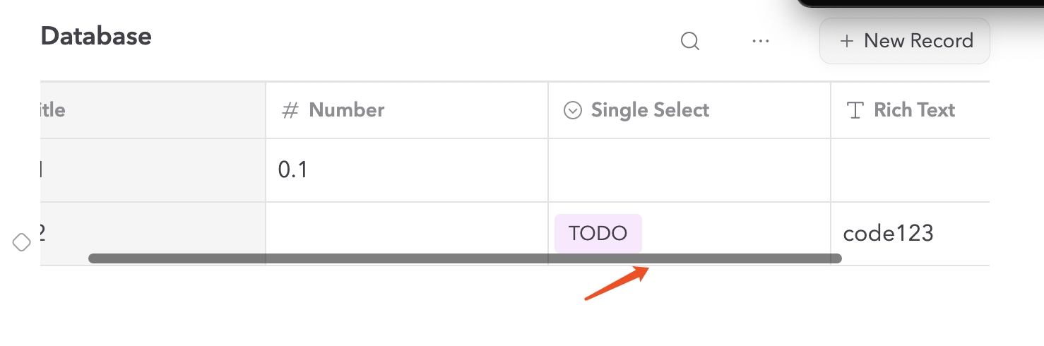 Optimization On Horizontal Scroll Bar · Issue 2471 · Toeverything