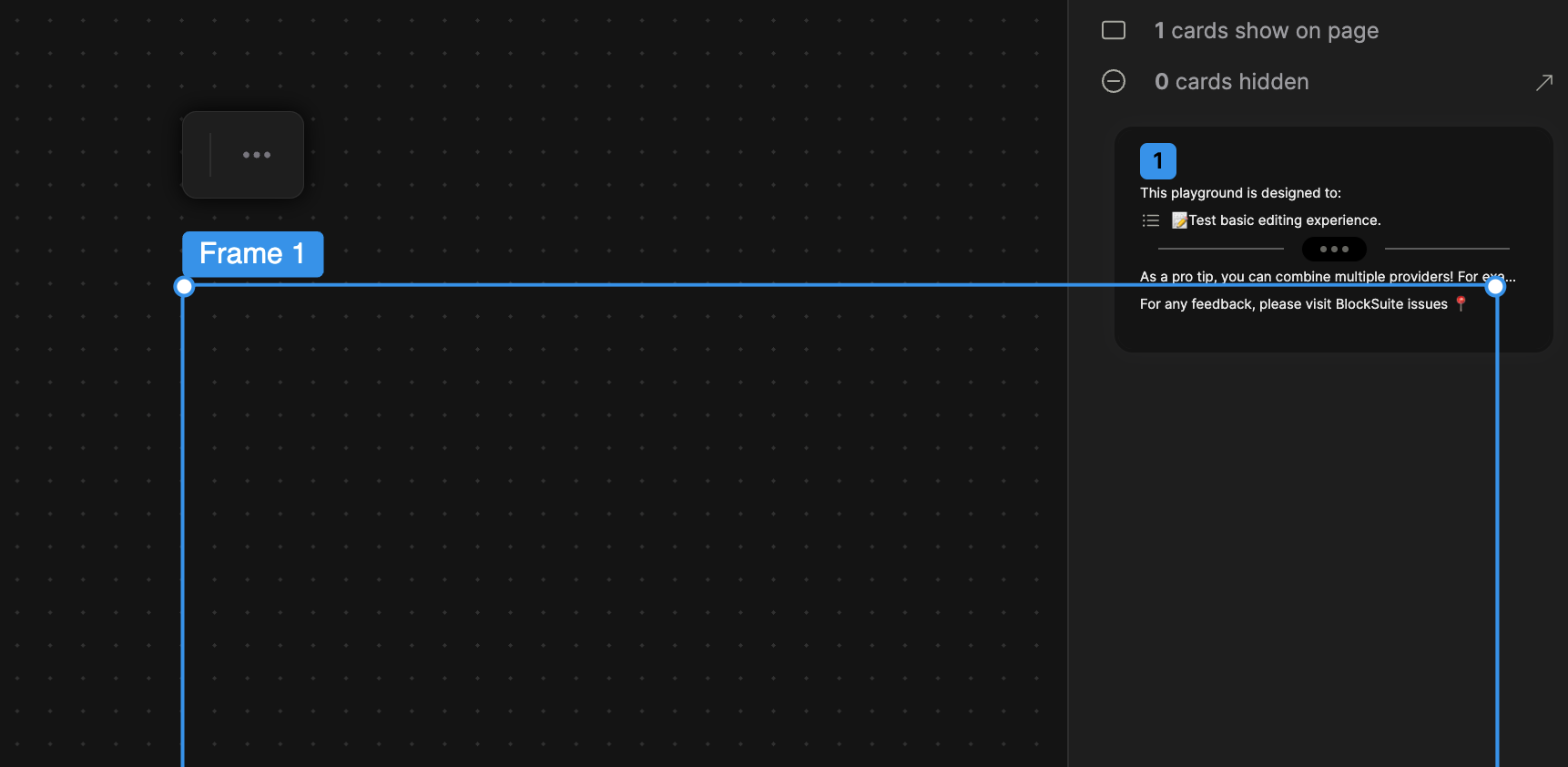 Frame overlaps with TOC panel in playground · Issue #4115 · toeverything/blocksuite · GitHub