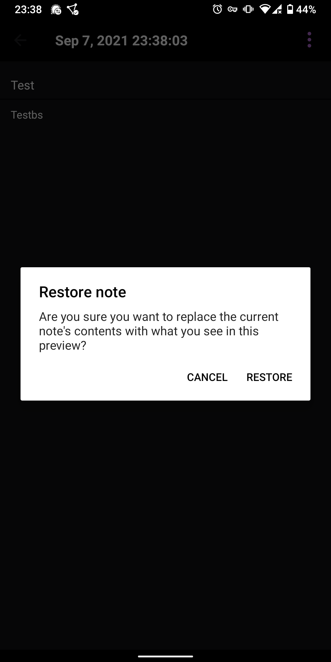 Change white notifications to a dark one · Issue #447 · standardnotes ...