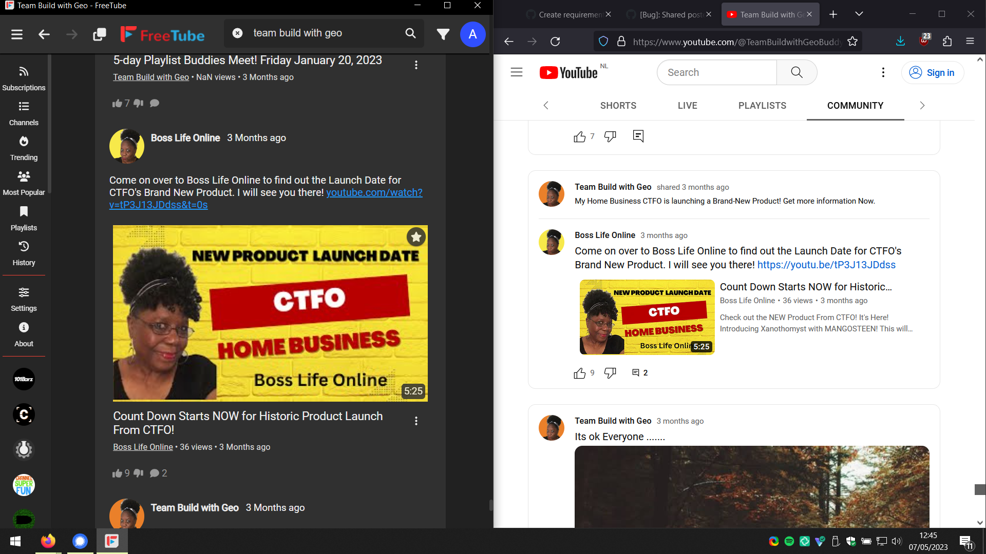 [Bug]: Shared posted on community tab isnt visible · Issue #3252 · FreeTubeApp/FreeTube · GitHub