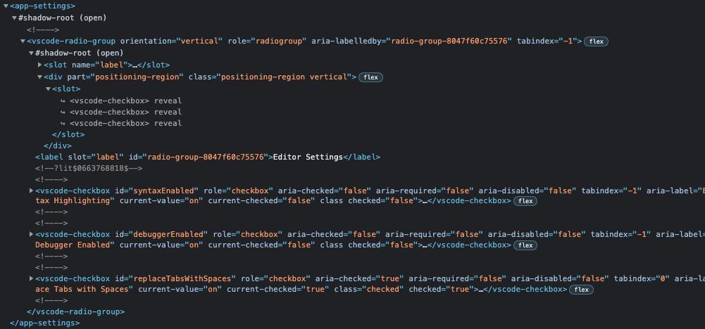 Radiogroup Focus Typeerror Cannot Read Properties Of Undefined Reading Setattribute · Issue