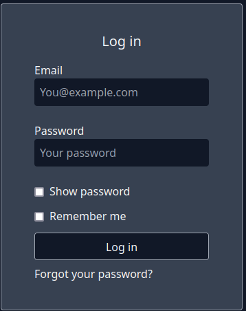 GitHub - muddv/solid-log: A login form made with SolidJS