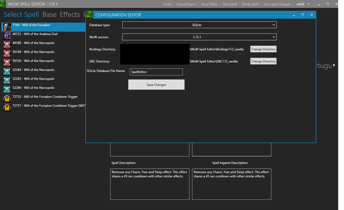 Shadowmeld is not loaded by the editor · Issue #125 · stoneharry/WoW-Spell-Editor · GitHub
