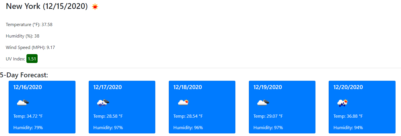 GitHub - KolbyLaw/WeatherDashboard