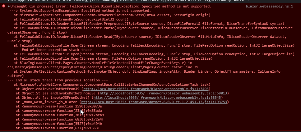 Blazor WebAssembly DICOM file parsing · Issue #1218 · fo-dicom/fo-dicom ...