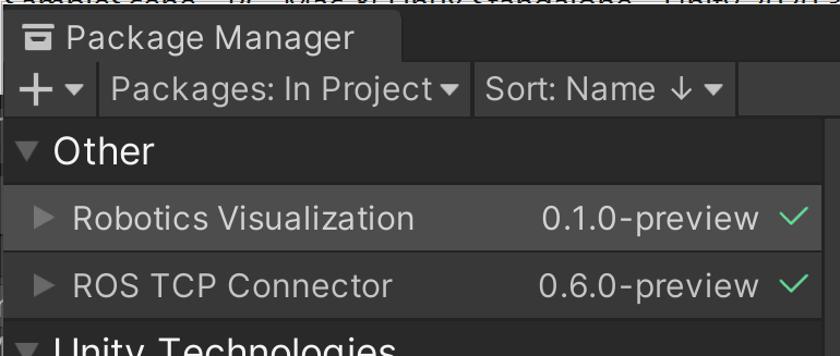 Unable To Install Ros Tcp Visualizer · Issue 202 · Unity Technologies Ros Tcp Connector · Github