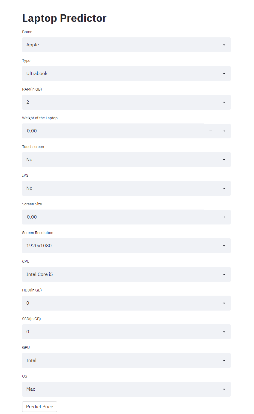 GitHub - ShradhdaKarki/Laptop-Price-Prediction-System