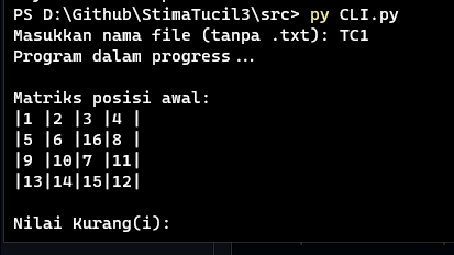 GitHub - JeremyRio/15-Puzzle-Solver: Tugas Kecil 3 IF2211 Strategi ...