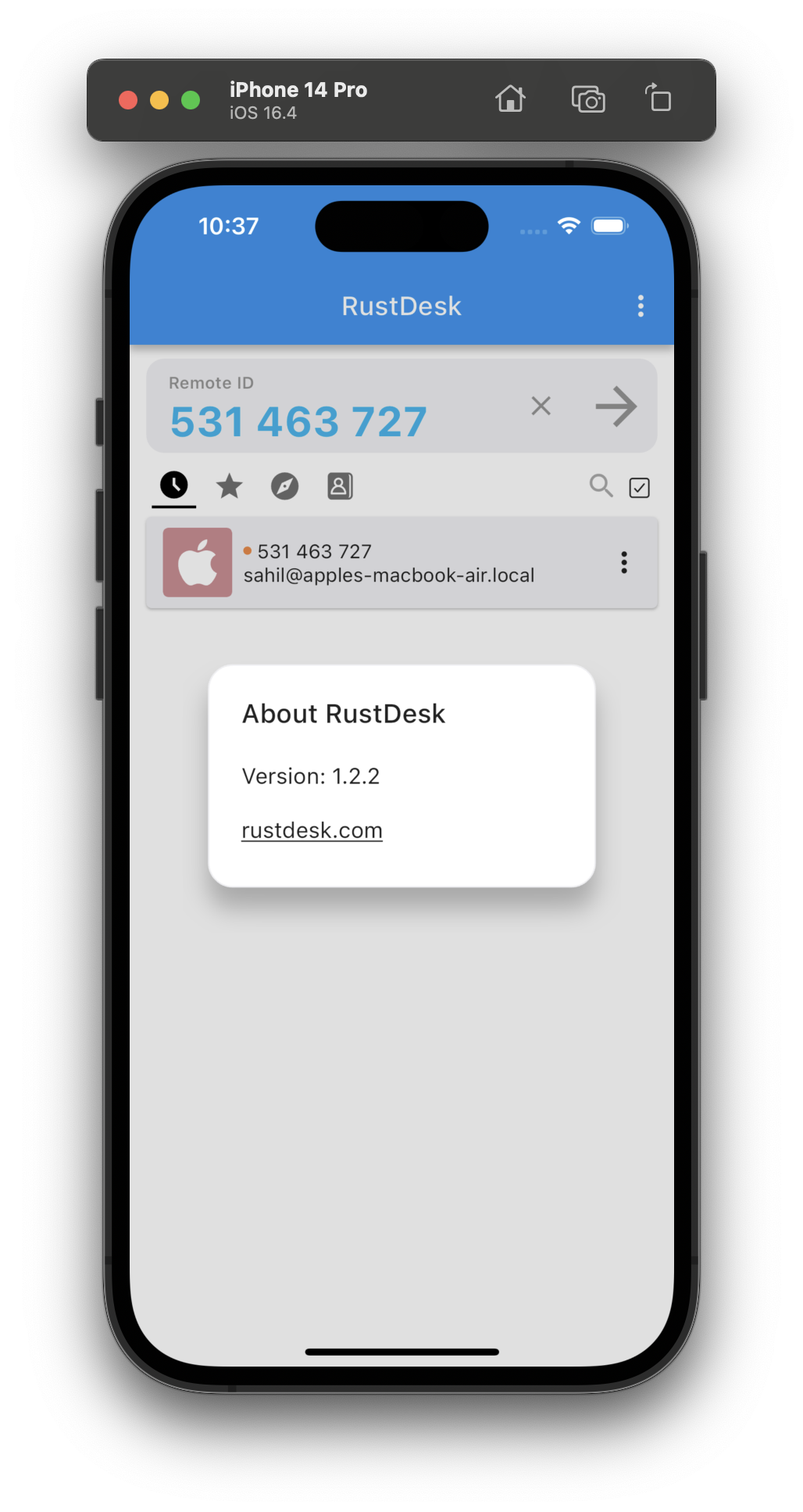 iOS build and test · rustdesk rustdesk · Discussion #5345 · GitHub