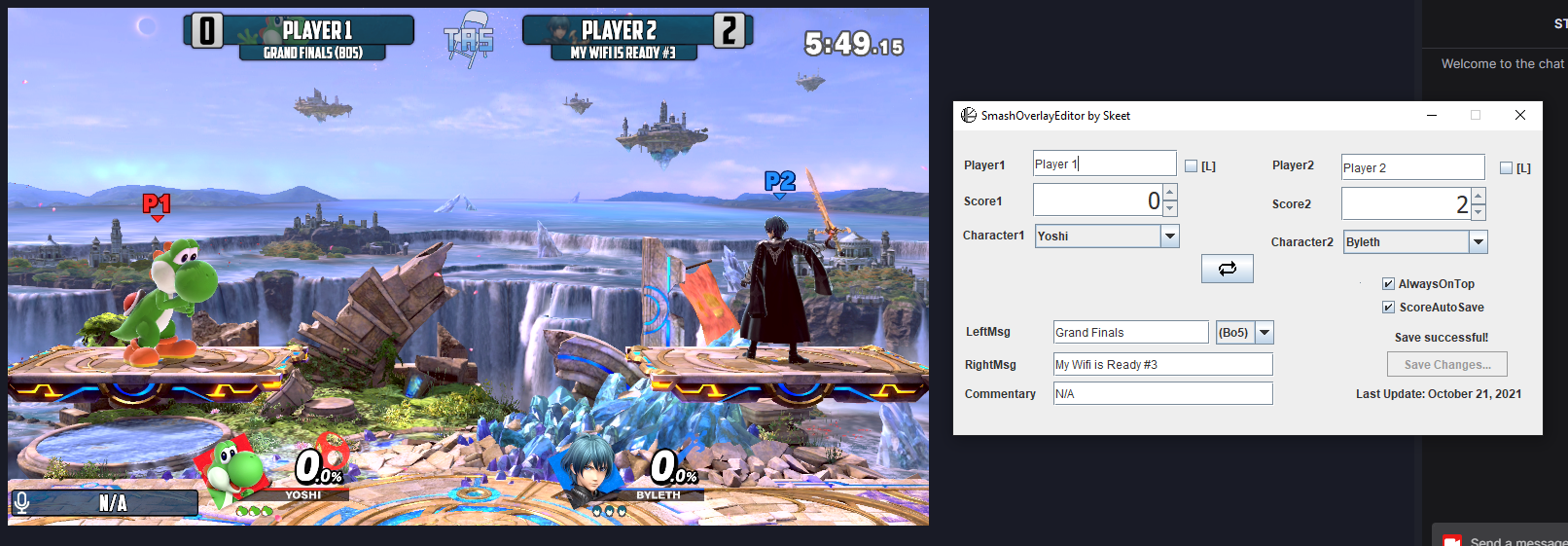 GitHub - j-sprague/SmashOverlayEditor: Program that allows you to easily edit a stream overlay ...