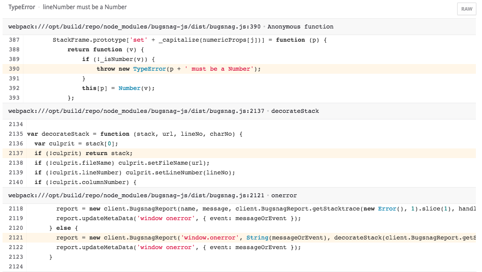 Error in Microsoft Edge 18+ "lineNumber must be a Number" · Issue #393 ...