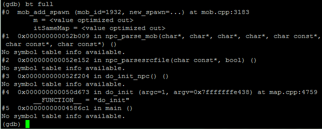 Segmentation Fault on mob.cpp caused by imported mob on mercenary_db ...