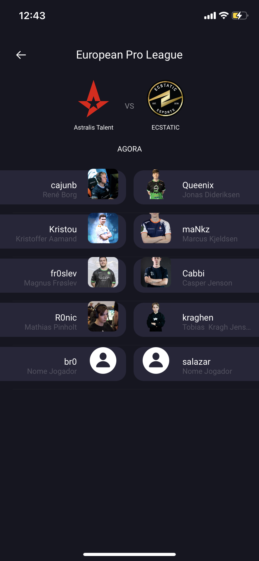 GitHub - mattheusmendonca/CSTV: The application consists of a challenge ...