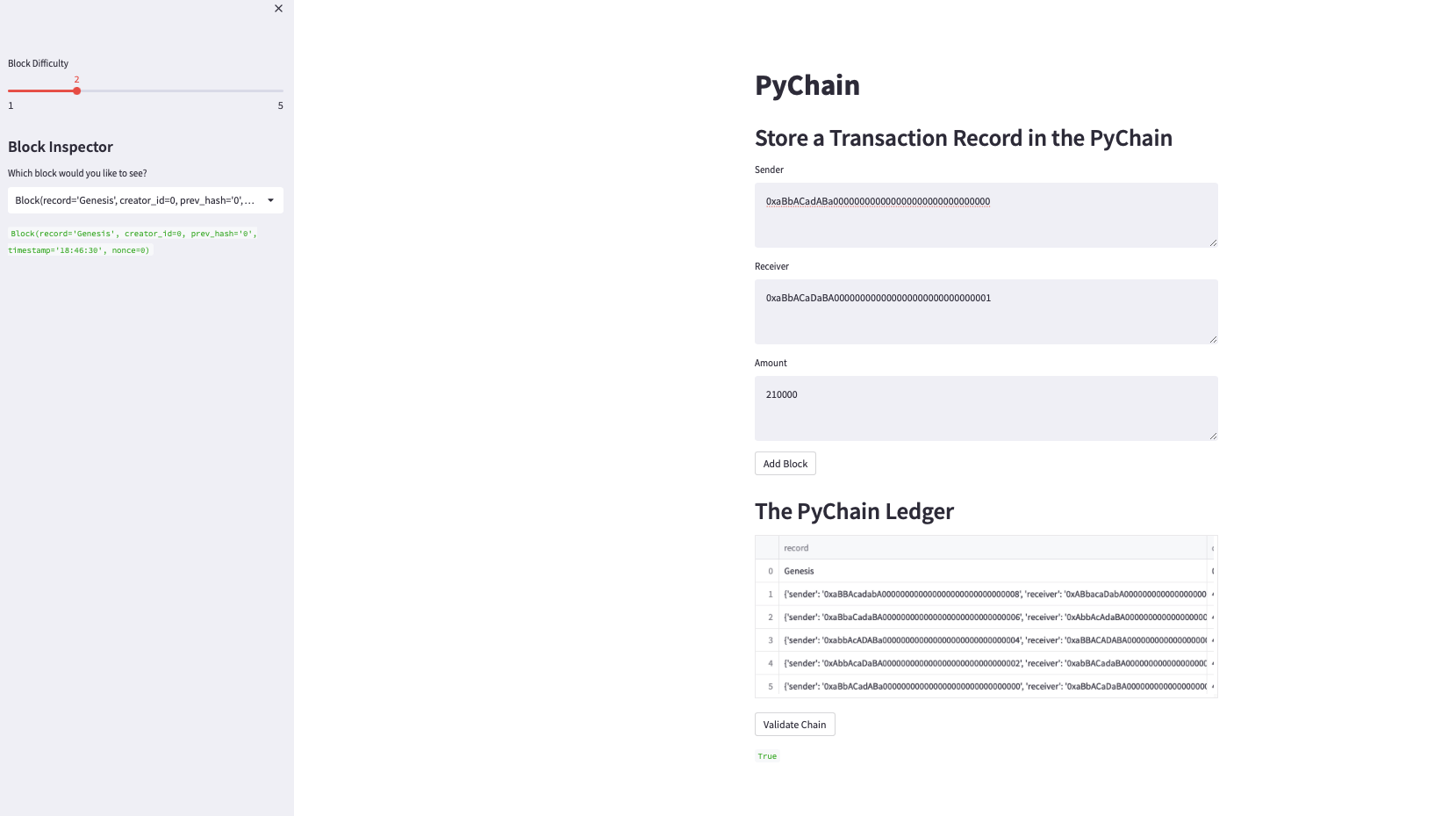 GitHub - fonzeon/blockchain-ledger: Blockchain-based ledger system with a user-friendly web ...