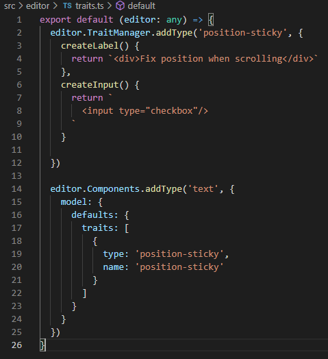 BUG: Custom trait input not working · Issue #3457 · GrapesJS/grapesjs · GitHub