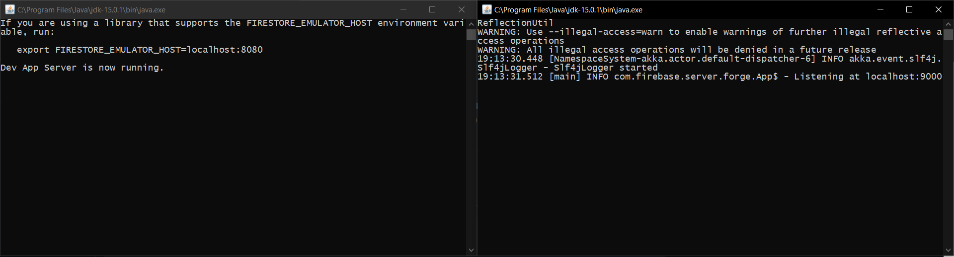Firebase emulator port taken when saving · Issue #3016 · firebase/firebase-tools · GitHub