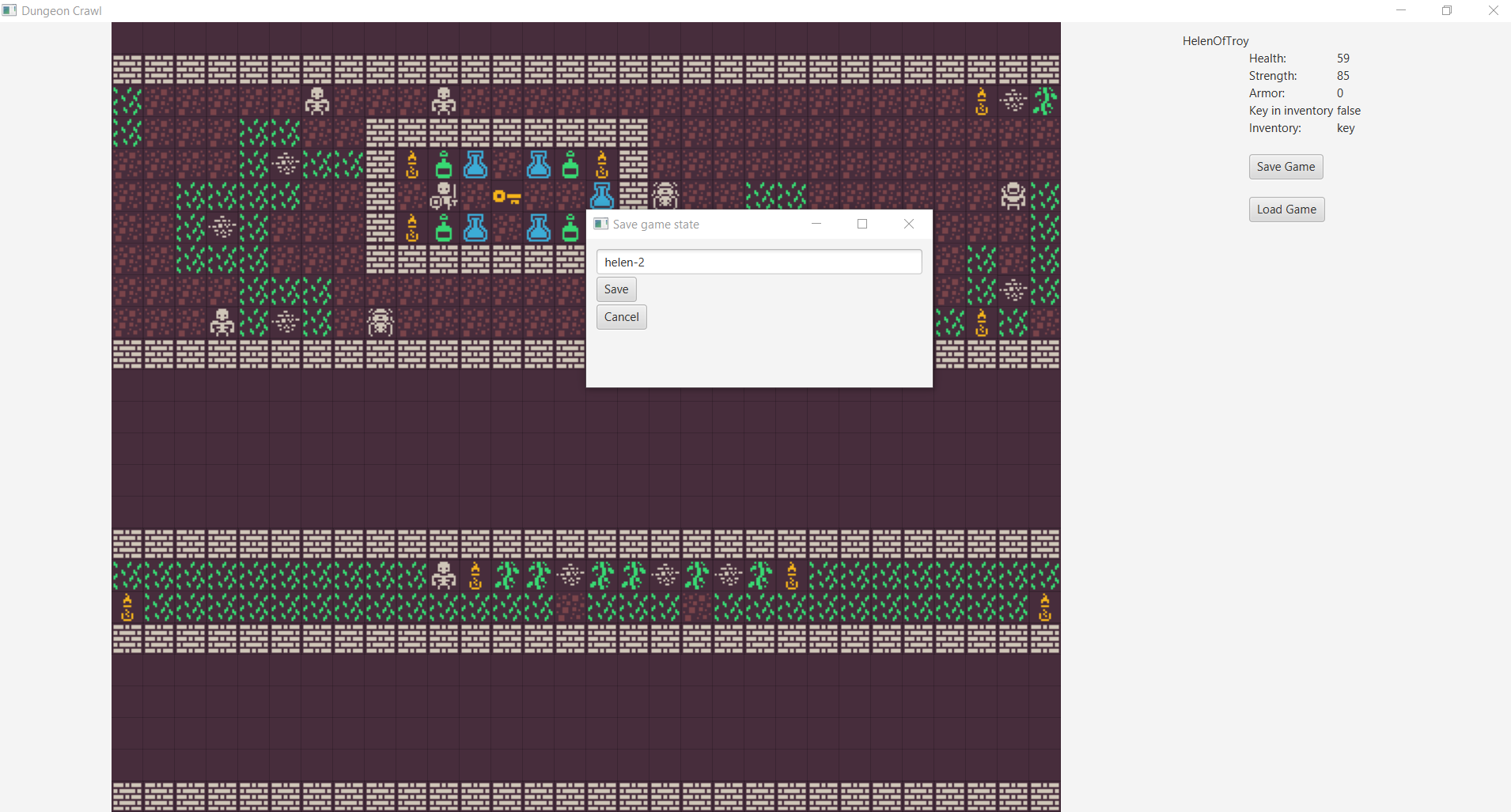 GitHub - snowymountainpass/Dungeon-Crawler: This project is a simple ...