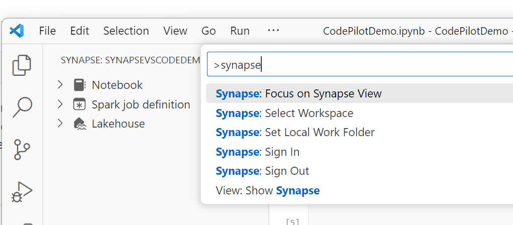 Can T Select Tenant For Synapse Vs Code Extension · Issue 5 · Microsoft Synapsevscode · Github