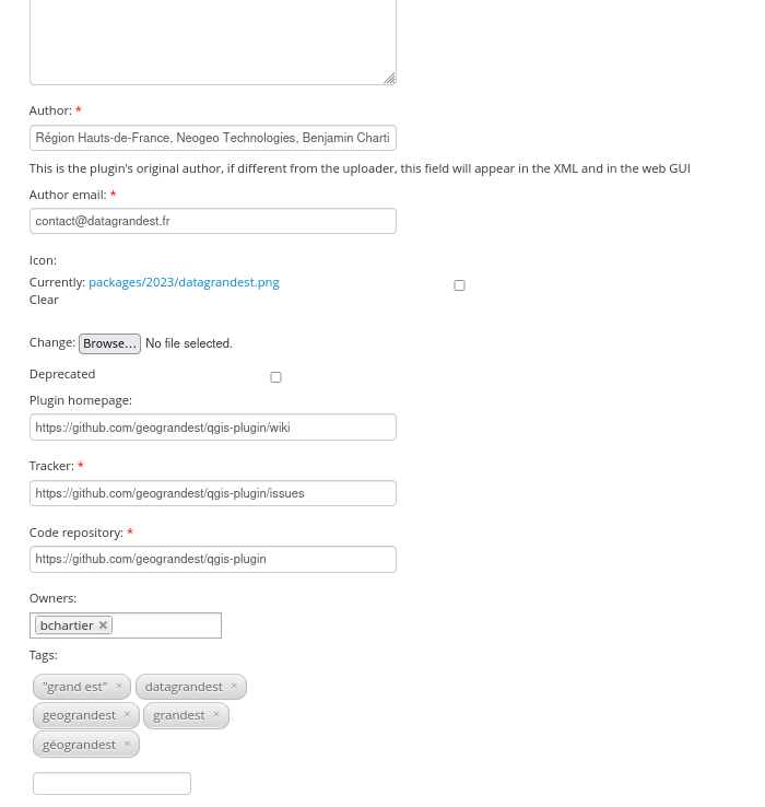 Plugin details mixup 'created_by' 'owner' 'author' and 'maintainer' · Issue #303 · qgis/QGIS ...