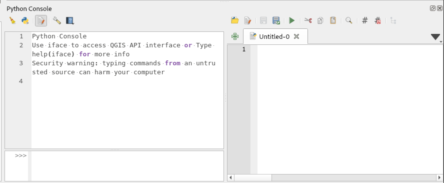 Python console/editor: Line numbers appear double in editor and console ...