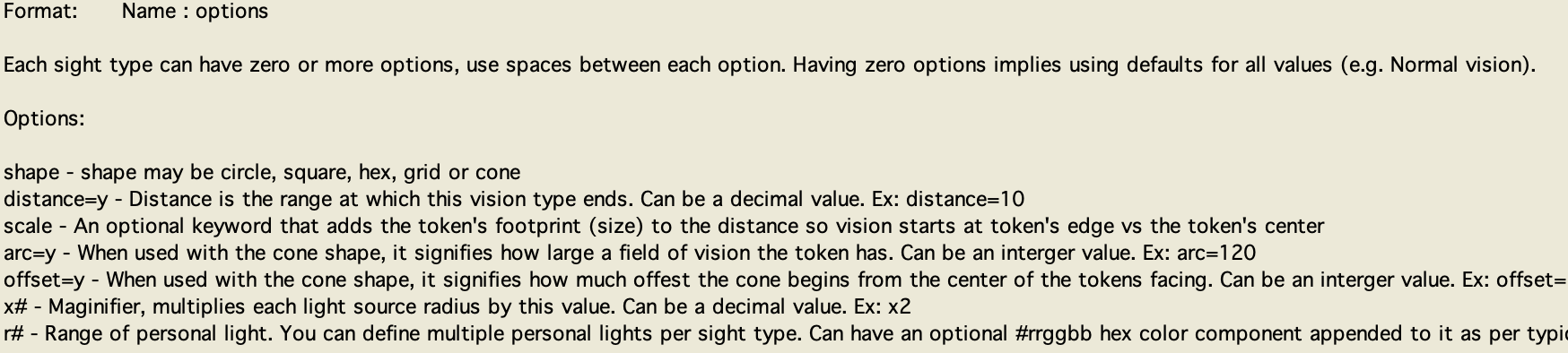 Update the Campaign Properties -> Sight Tab · Issue #1239 · RPTools/maptool · GitHub