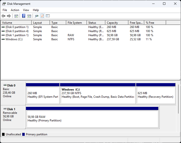USB disconnects while partitioning (MBR and GPT) · Issue #2257 ...