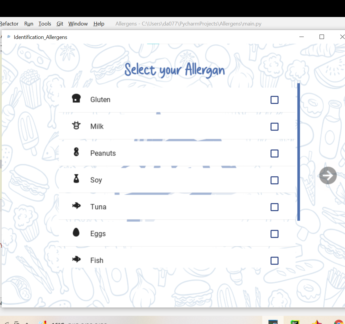GitHub - HeroutRozilyo/IdentificationAllergens: Project in an AI course