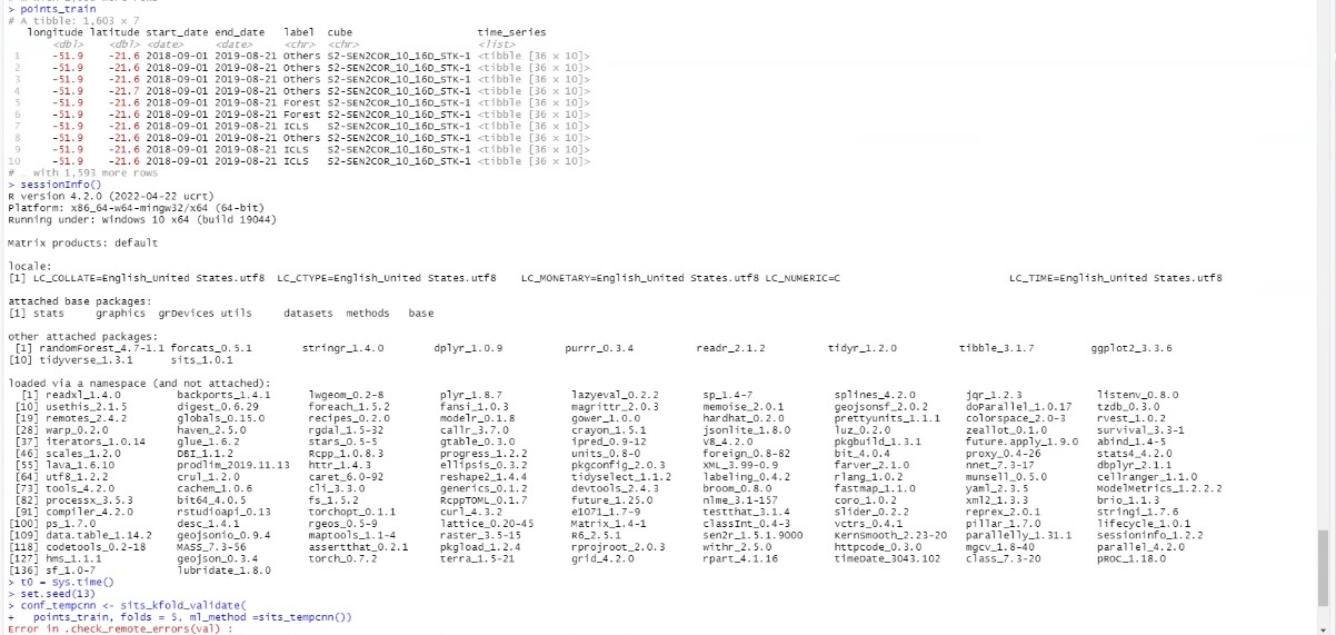 Problem with "sits_kfold_validate" when applying to deep learning models · Issue #749 · e ...