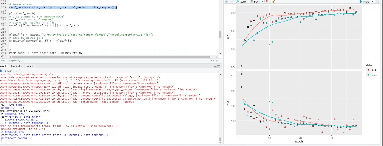Problem with "sits_kfold_validate" when applying to deep learning models · Issue #749 · e ...