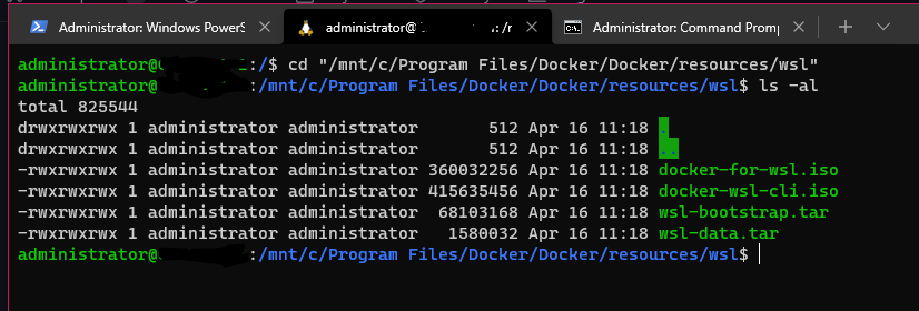 Error "Docker Desktop WSL distro stopped" during update to v20.10.5 ...