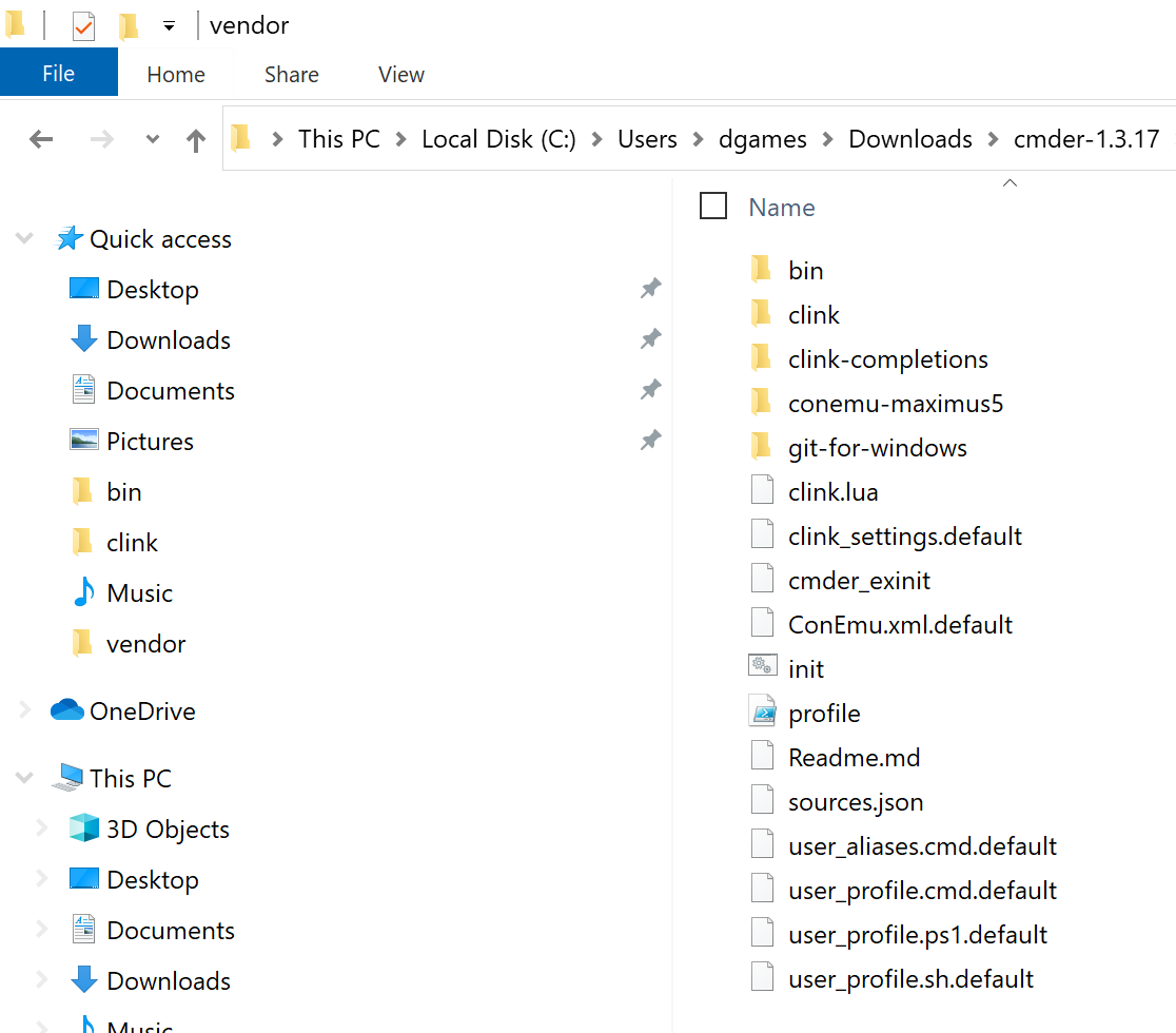 failed to copy vendor/conemu.xml.default file to vendor/conemu-maximus5/conemu.xml · Issue #2466 ...