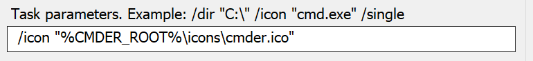 How to tell Cmder to show an icon in task · Issue #2644 · cmderdev ...