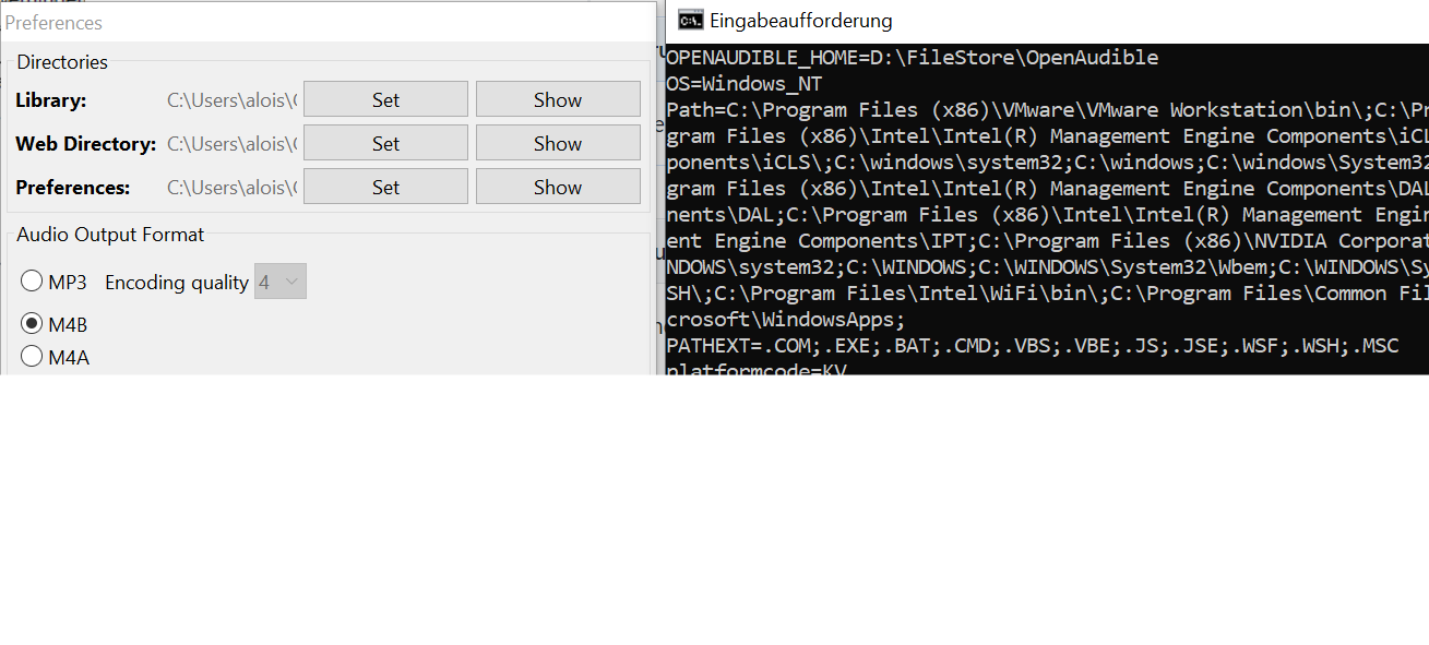 Ignoring Environment Variable · Issue #664 · openaudible/openaudible · GitHub