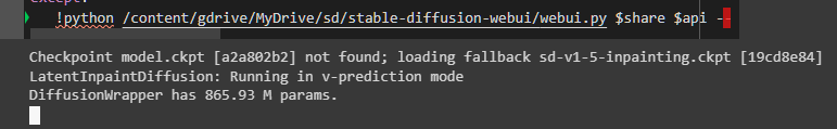 2.1-768 model does not load, defaults to inpaint 1.5 and crashed · Issue #1159 · TheLastBen/fast ...