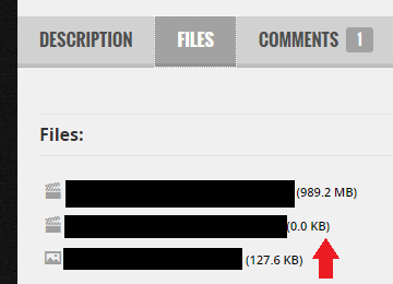 When a finished torrent includes 0 B file, once files are moved out of ...