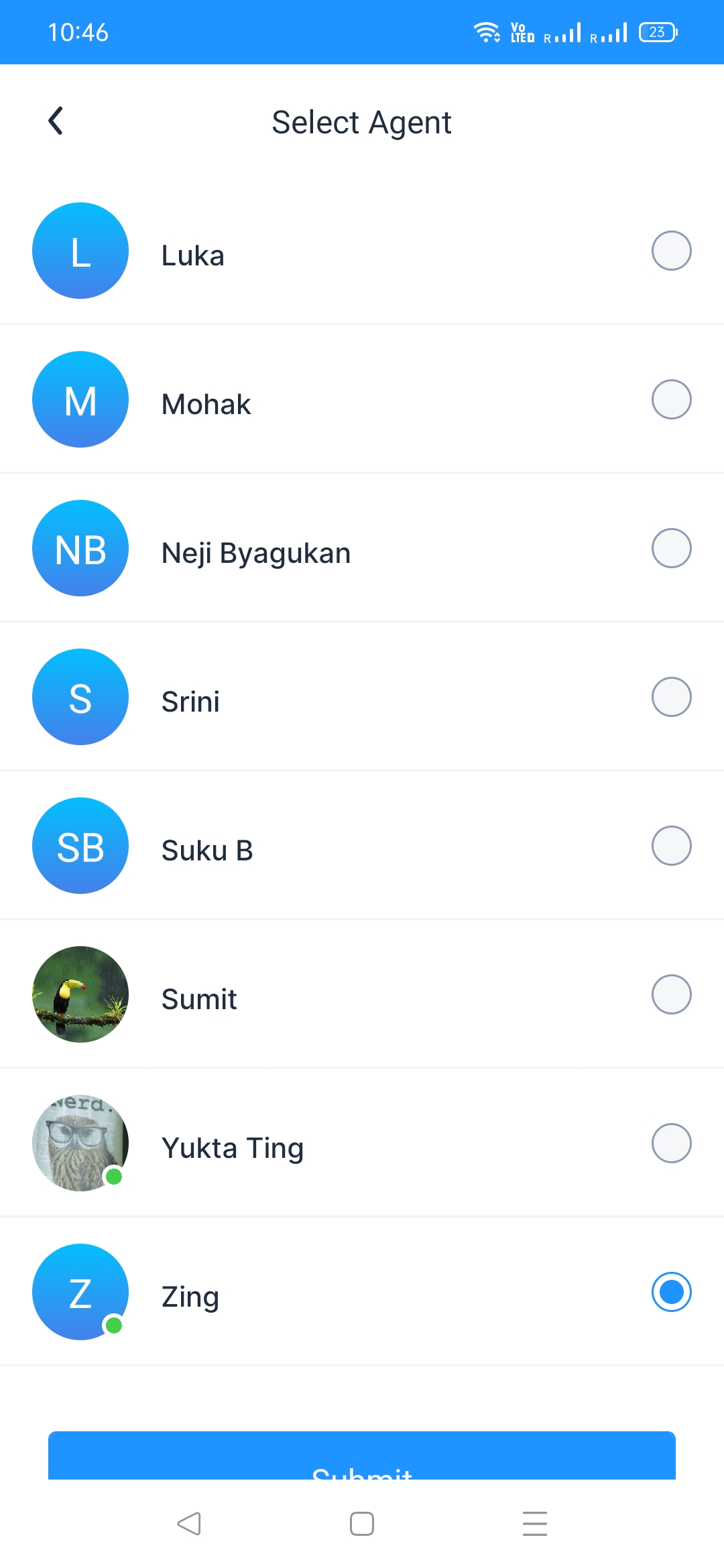 bug: Submit button on assignment screen is hidden · Issue #403 · chatwoot/chatwoot-mobile-app ...