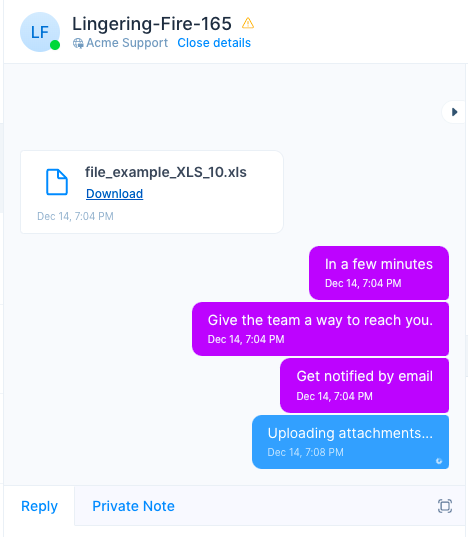 bug: Attachment bubble gets stuck when the API call fails · Issue #3565 · chatwoot/chatwoot · GitHub