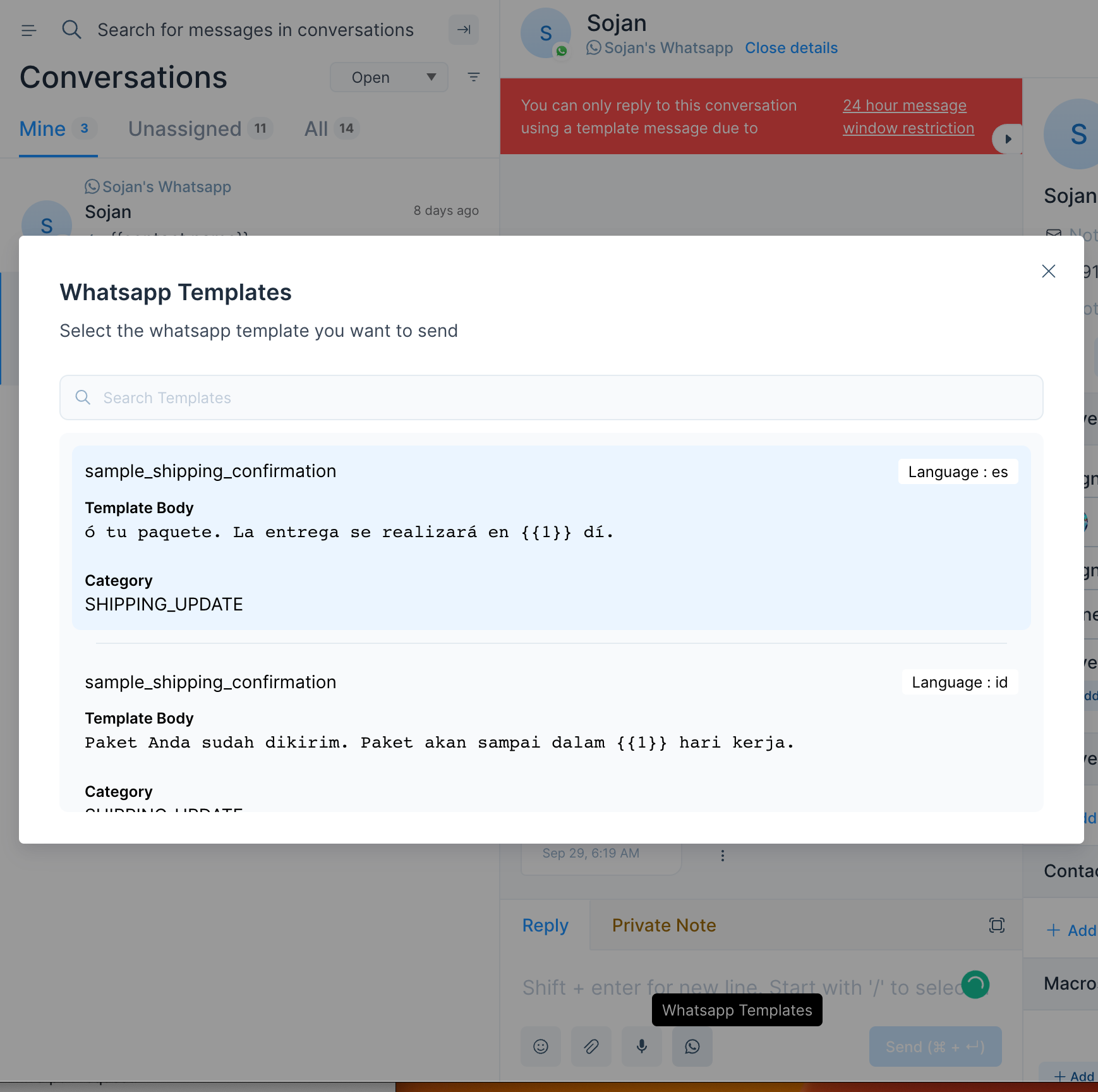 WhatsAppChannel: You cannot reply due to 24 hour message window restriction · Issue #6274 ...
