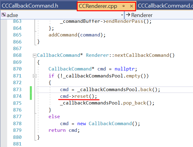 Renderer::nextCallbackCommand() returns unclear CallbackCommand · Issue #689 · axmolengine/axmol ...